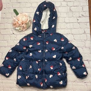 wonder nation | Jackets & Coats | Wonder Nation Heart Puffer Jacket ...